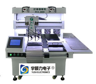 LED Soft Strip Soldering Machine , Multiple Iron Head Double Platform ...