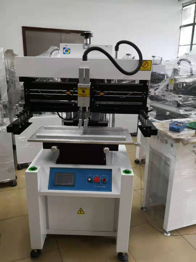 Semi-auto solder paste printer