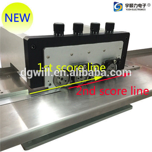 Adjustabled Vertical LED Strip PCB Depanelizer / V Groove PCB Scoring ...