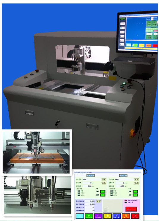 Black Manual PCB Depaneling Router Custom Circuit Board Anti - Static ...